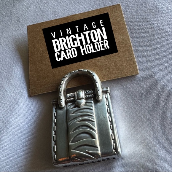Brighton | Party Supplies | Vintage Brighton Silver Plated Heart Card ...